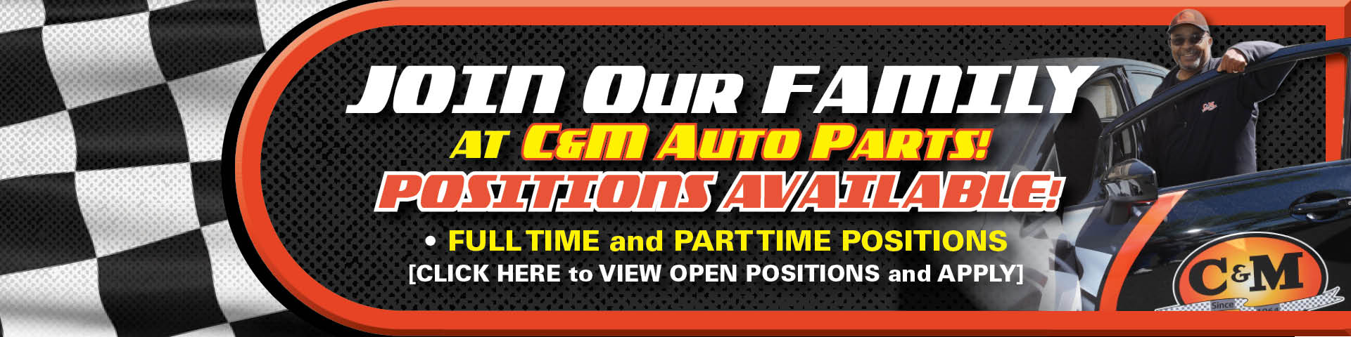 Join our team of wholesale auto parts experts | C&M Auto Parts