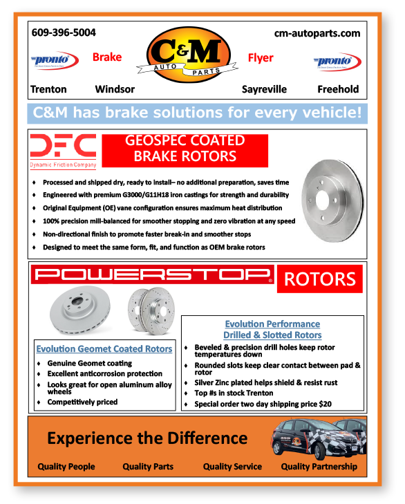 C&M Auto Parts monthly sales and news flyer | C&M Auto Parts